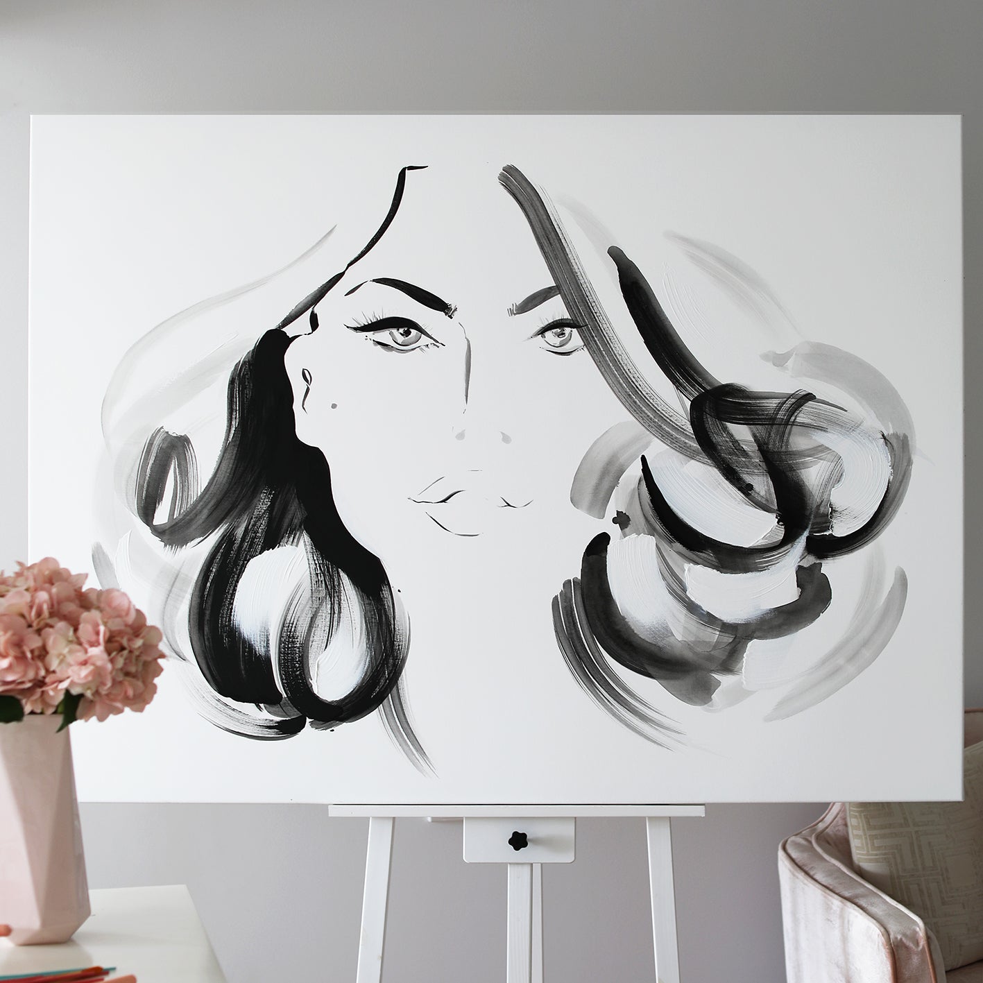 'The Eyes 9' Abstract Original by Kerrie Hess – Kerrie Hess Studio