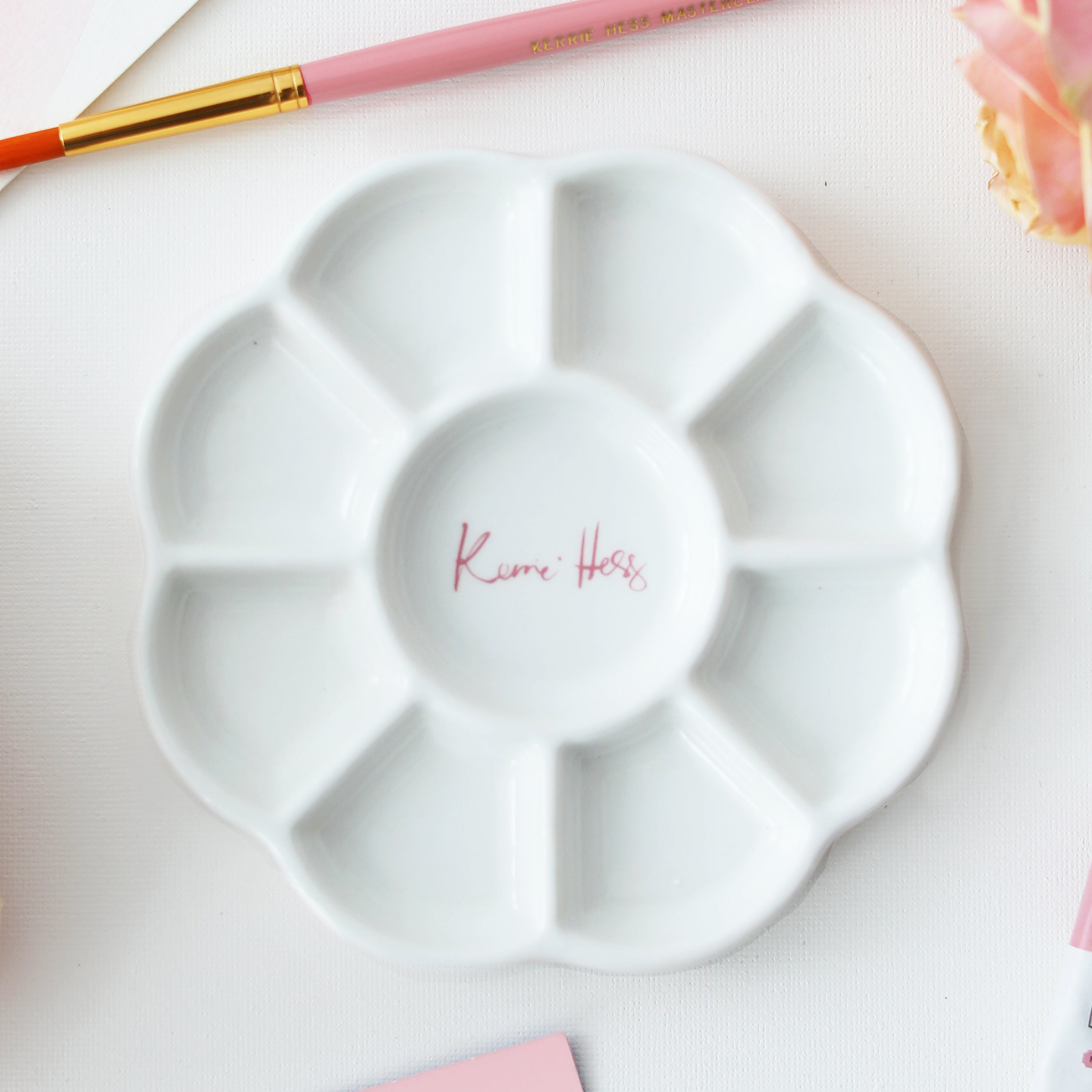 Kerrie Hess Ceramic Paint Palette – Kerrie Hess Studio
